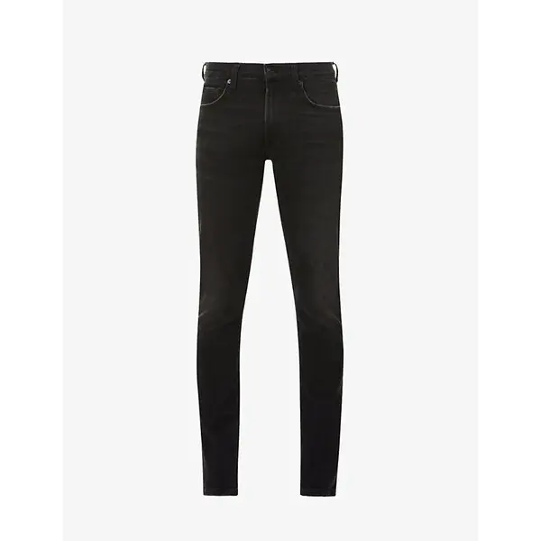 Citizens Of Humanity London Slim-fit Tapered Stretch-denim Jeans - Dark Storm