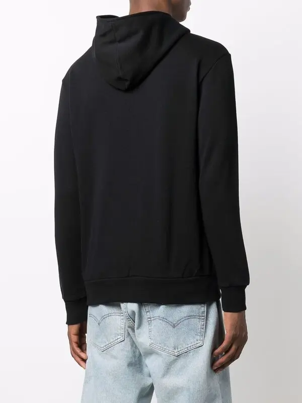 HIDE&JACK Logo-print Pullover Hoodie - Black
