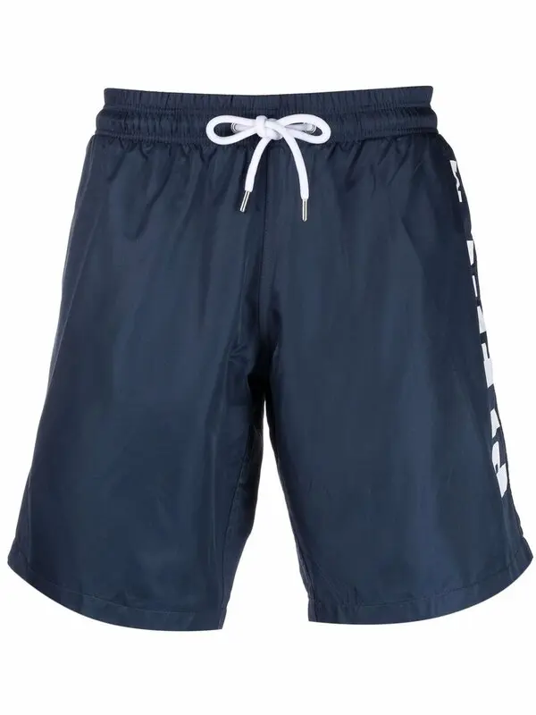 Philipp Plein Logo-print Swimming Shorts - Blue