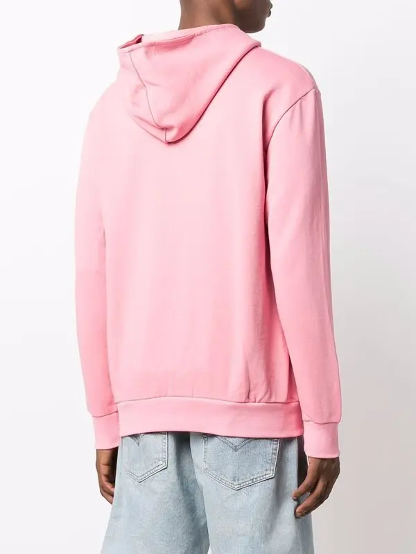 HIDE&JACK Logo-print Pullover Hoodie - Pink