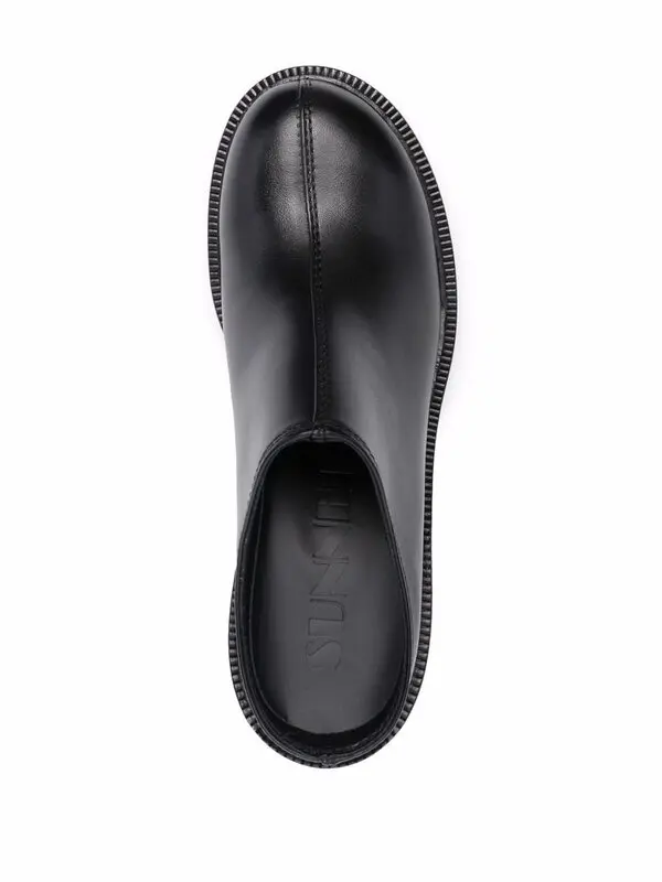 Sunnei 95mm Leather Mules