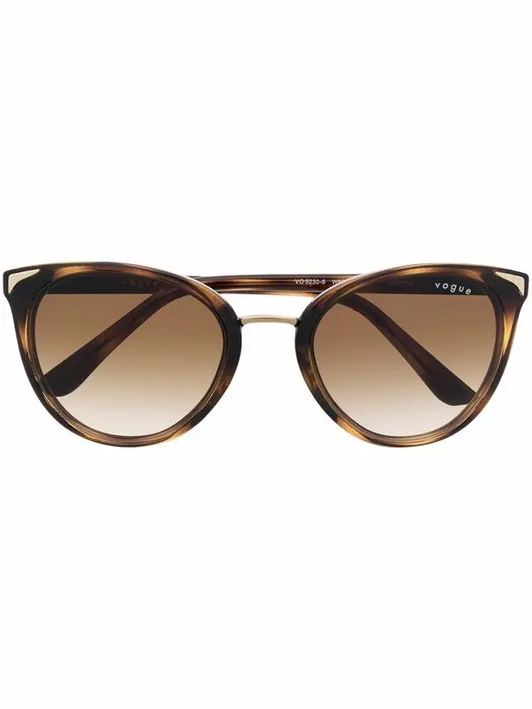VOGUE EYEWEAR Cat Eye Tortoiseshell Sunglasses - Brown