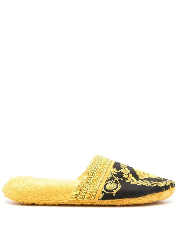 Versace I Love Baroque Slippers - Black