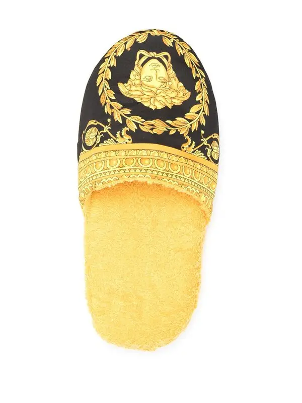 Versace I Love Baroque Slippers - Black