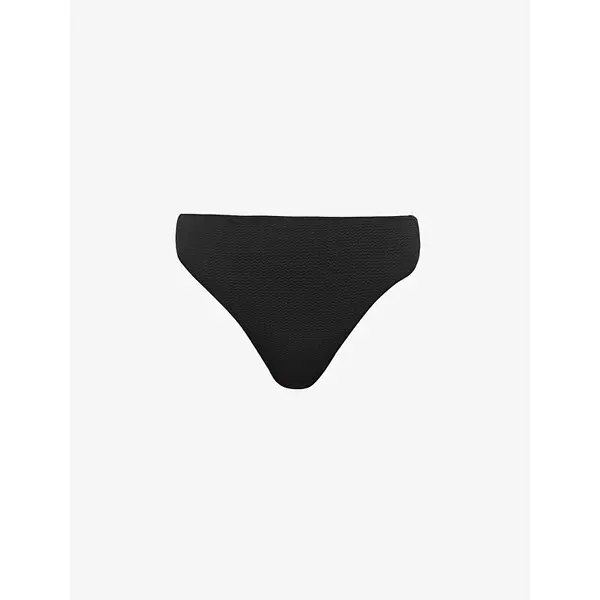 Seafolly Sea Dive High-rise Bikini Bottom - Black