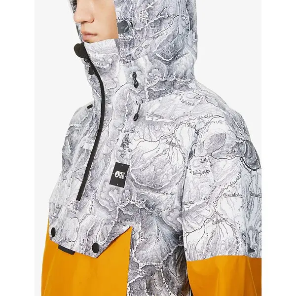 PICTURE ORGANIC CLOTHING Anton Graphic-print Recycled Polyester-blend Hooded Ski Jacket