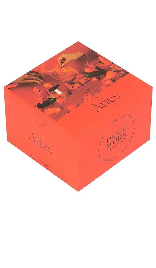 PIECEWORK Mini Puzzle In Red - Aries