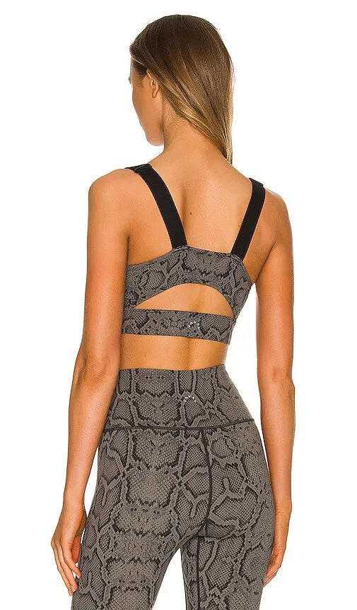 Varley Let's Go Edris Sports Bra In Olive