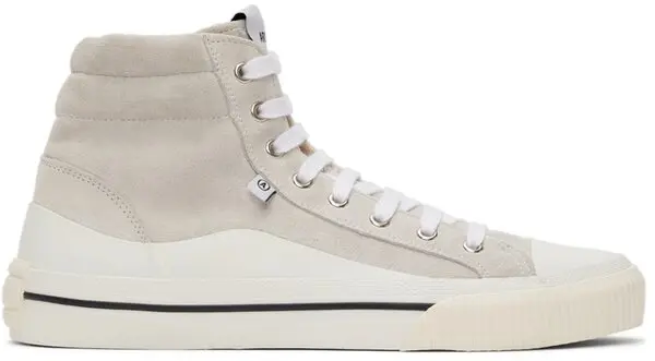Axel Arigato Suede Midnight Hi Top Sneakers In Beige 75% Off