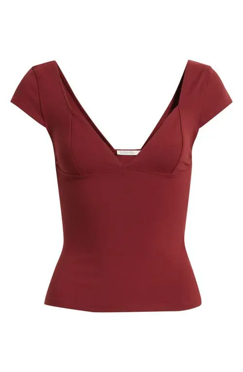 Free People Duo Corset Top - Pomegranate