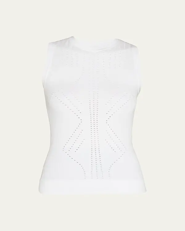 Blanc Noir Full Length Infinity Top - White