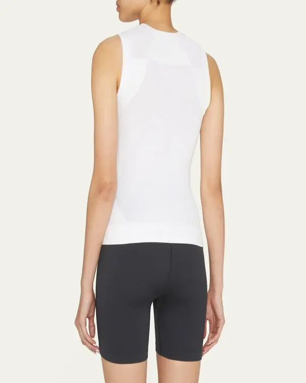 Blanc Noir Full Length Infinity Top - White