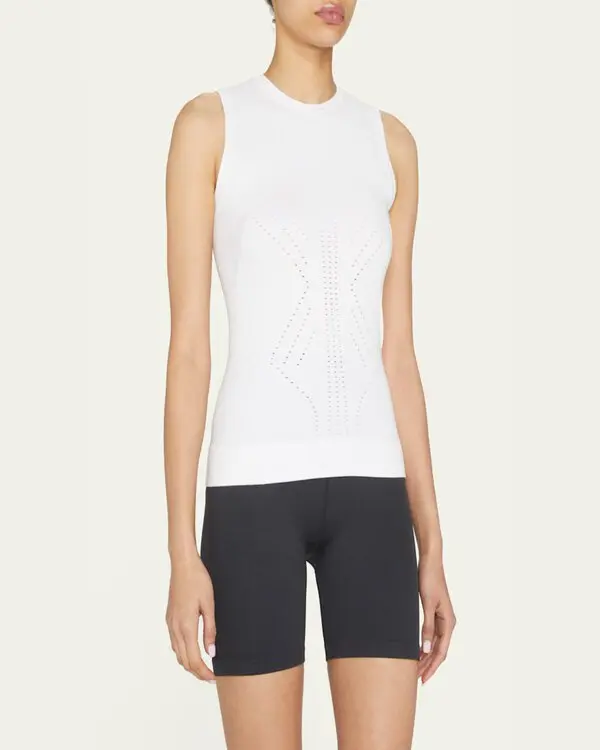 Blanc Noir Full Length Infinity Top - White