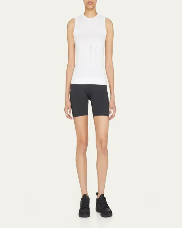 Blanc Noir Full Length Infinity Top - White
