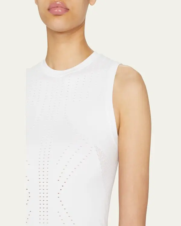 Blanc Noir Full Length Infinity Top - White