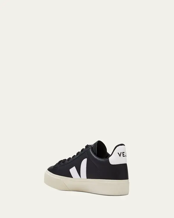 VEJA Campo Easy Two-tone Leather Sneakers - Black/white