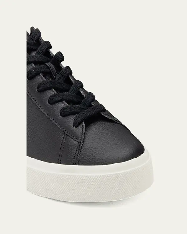 VEJA Campo Easy Two-tone Leather Sneakers - Black/white