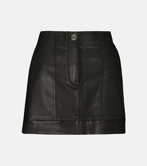 Stouls Linette Leather Mini Skirt