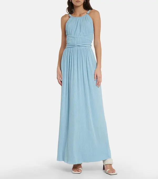 kidsform maxi dress Girls' Sweet Strawberries Ruffle Maxi Dress Size: 11/12 By Mila & Rose