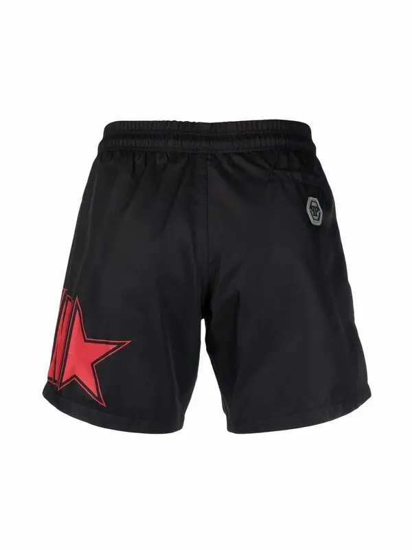 Philipp Plein Logo-print Swim Shorts