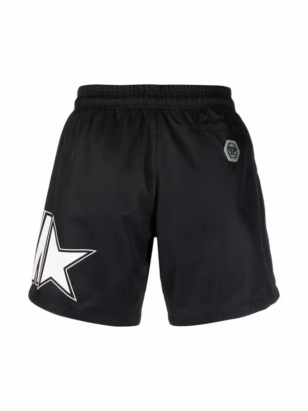 Philipp Plein Logo-print Swim Shorts