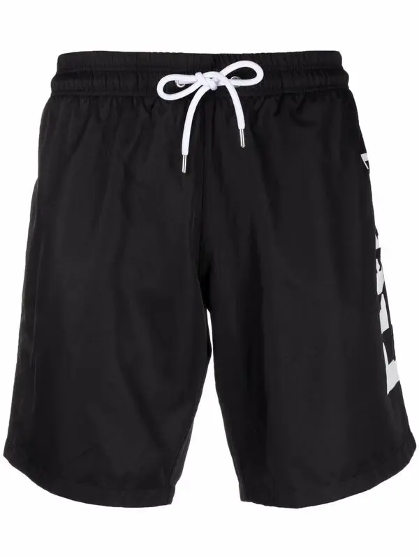 Philipp Plein Logo-print Swimming Shorts - Black
