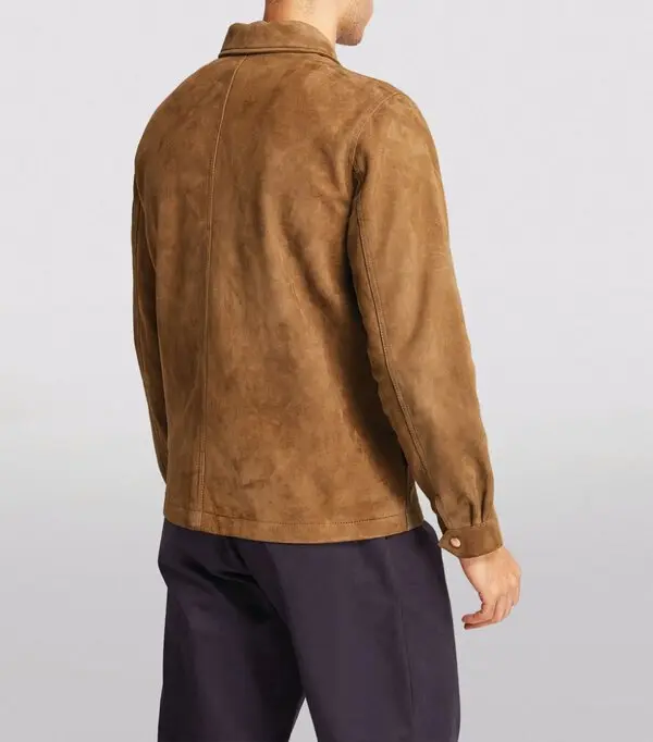 Private White V.c. Suede Bomber Jacket