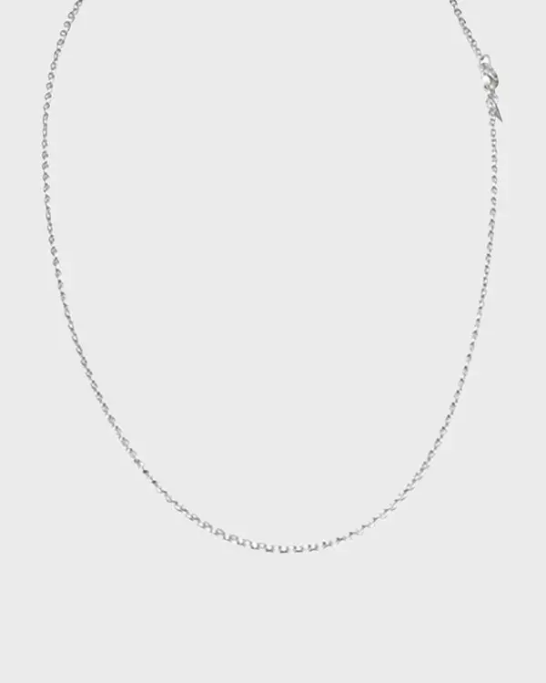 Tamara Comolli 18k Chain Necklace - White Gold