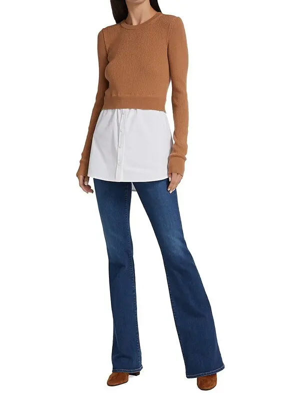 Veronica Beard Beverly High-rise Skinny Flared Jeans