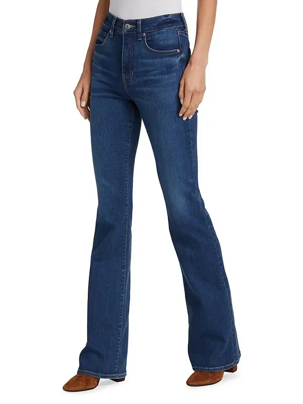 Veronica Beard Beverly High-rise Skinny Flared Jeans