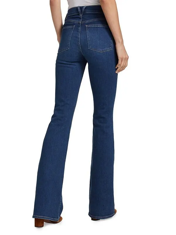 Veronica Beard Beverly High-rise Skinny Flared Jeans