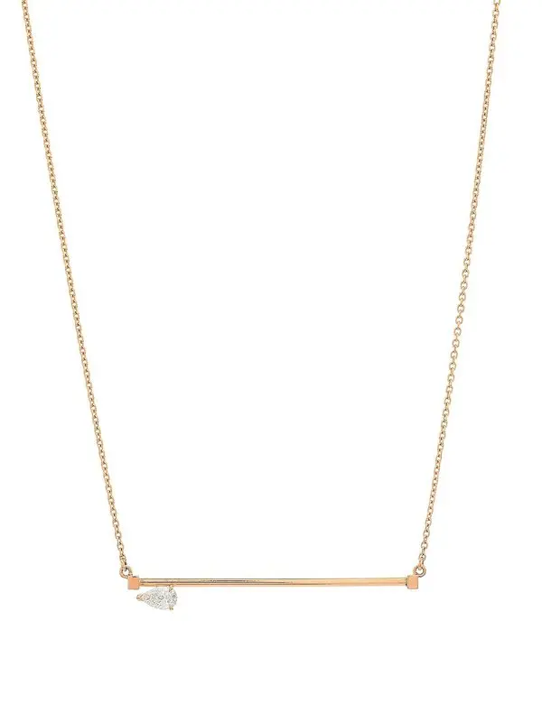 REPOSSI Serti Sur Vide 18k Gold & 0.30 Tcw Diamond Pendant Necklace