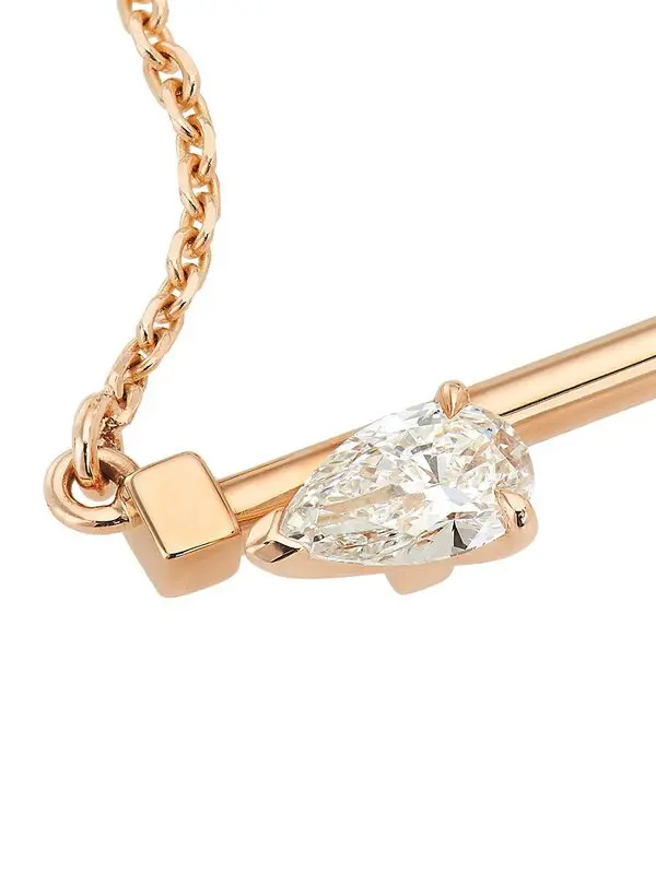 REPOSSI Serti Sur Vide 18k Gold & 0.30 Tcw Diamond Pendant Necklace