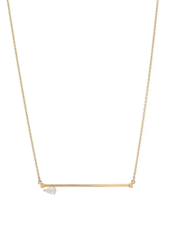 REPOSSI Serti Sur Vide 18k Gold & 0.30 Tcw Diamond Pendant Necklace