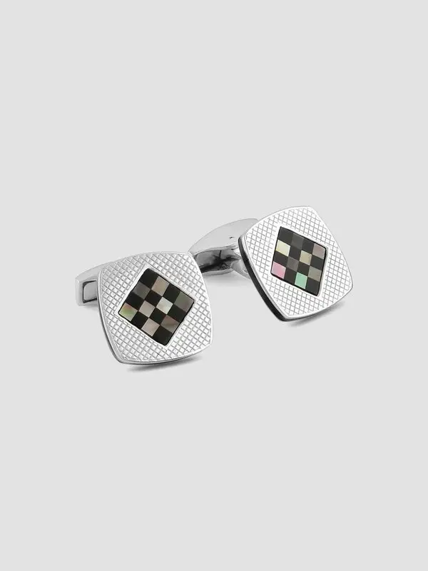 Tateossian Cushion Diamond Cufflinks