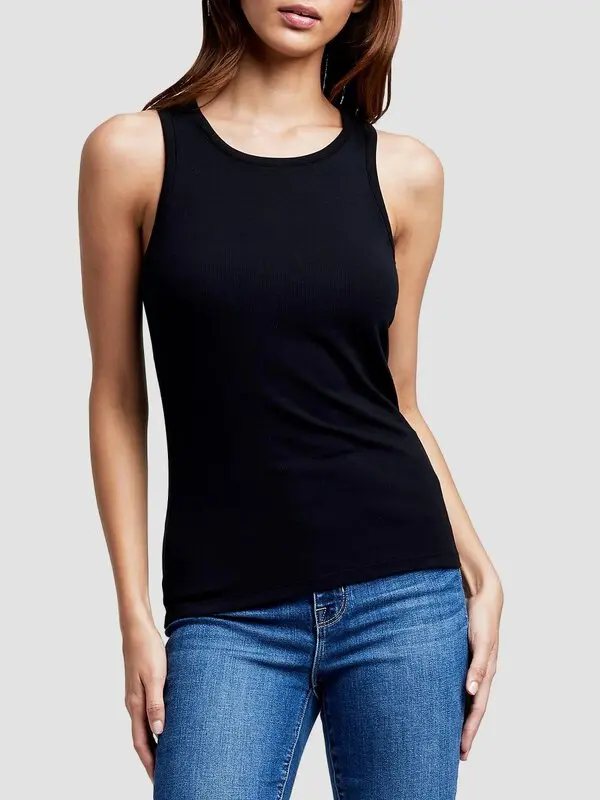 L'Agence Nia Racerback Tank - Black