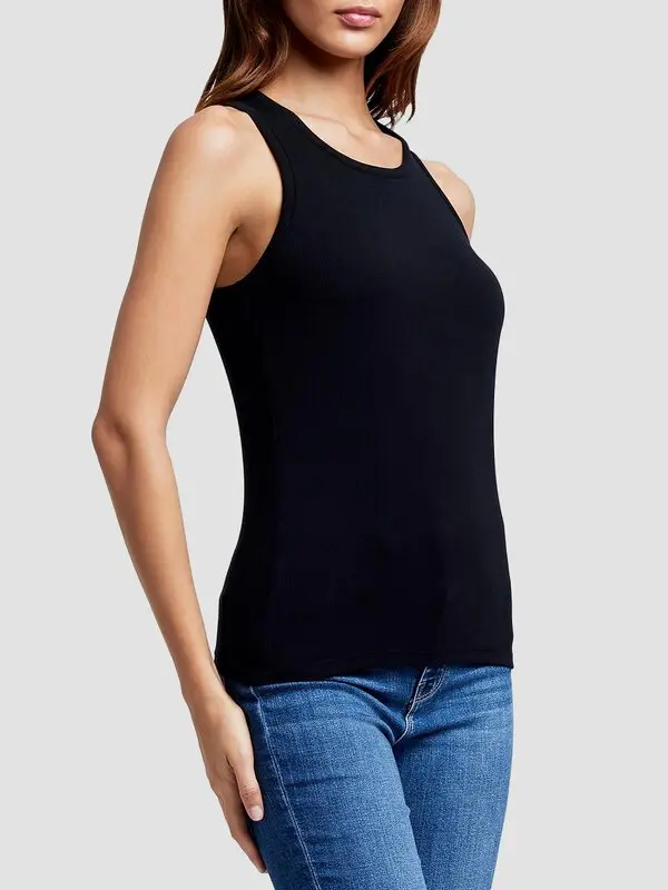 L'Agence Nia Racerback Tank - Black