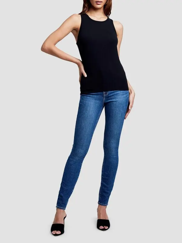L'Agence Nia Racerback Tank - Black