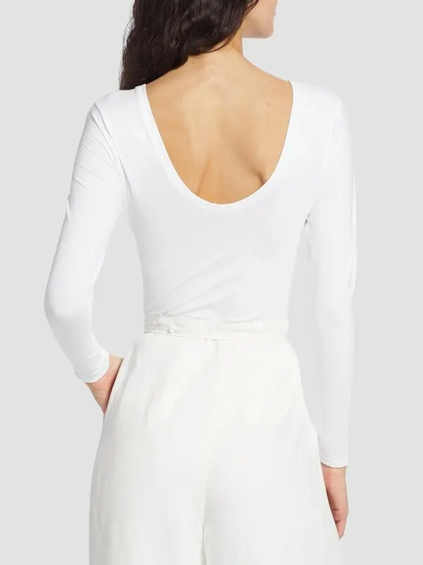 Spanx Long Sleeve Scoop Bodysuit