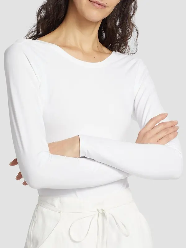 Spanx Long Sleeve Scoop Bodysuit
