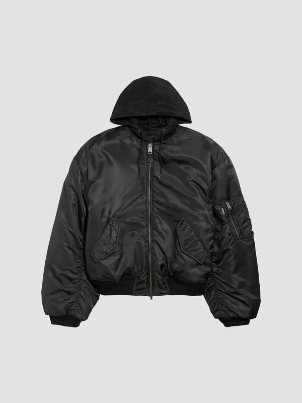 Balenciaga Hooded Bomber Jacket