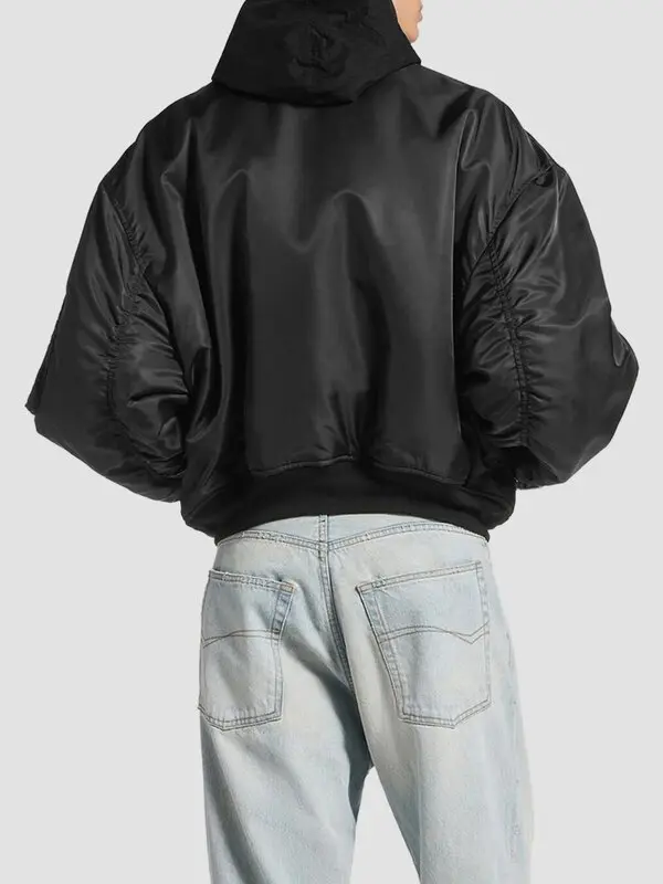 Balenciaga Hooded Bomber Jacket