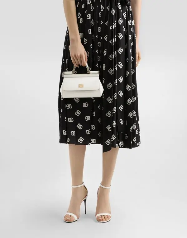 Dolce & Gabbana Mini Sicily Handbag - White