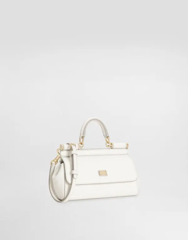 Dolce & Gabbana Mini Sicily Handbag - White