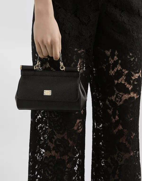 Dolce & Gabbana Mini Sicily Bag - Black