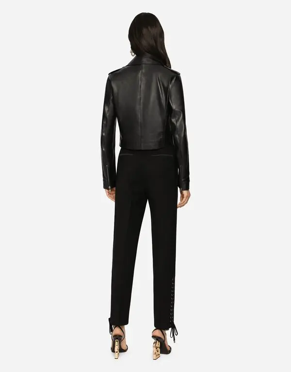 Dolce & Gabbana Leather Biker Jacket