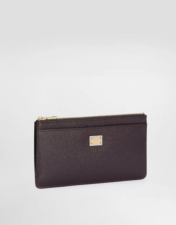 Dolce & Gabbana Large Card Holder With Tag - Purple