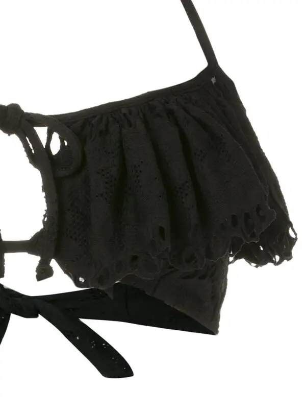 AMIR SLAMA Ruffled Two-piece Bikini Set