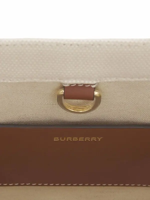 Burberry Mini Freya Tote - Neutrals