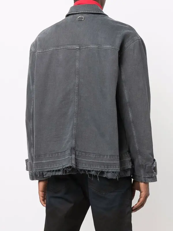 Diesel® J-Georg Garment-Dyed Denim Jacket - Grey | Editorialist